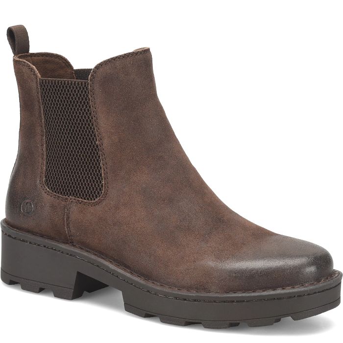 Born Verona Dark Brown Distressed Women's