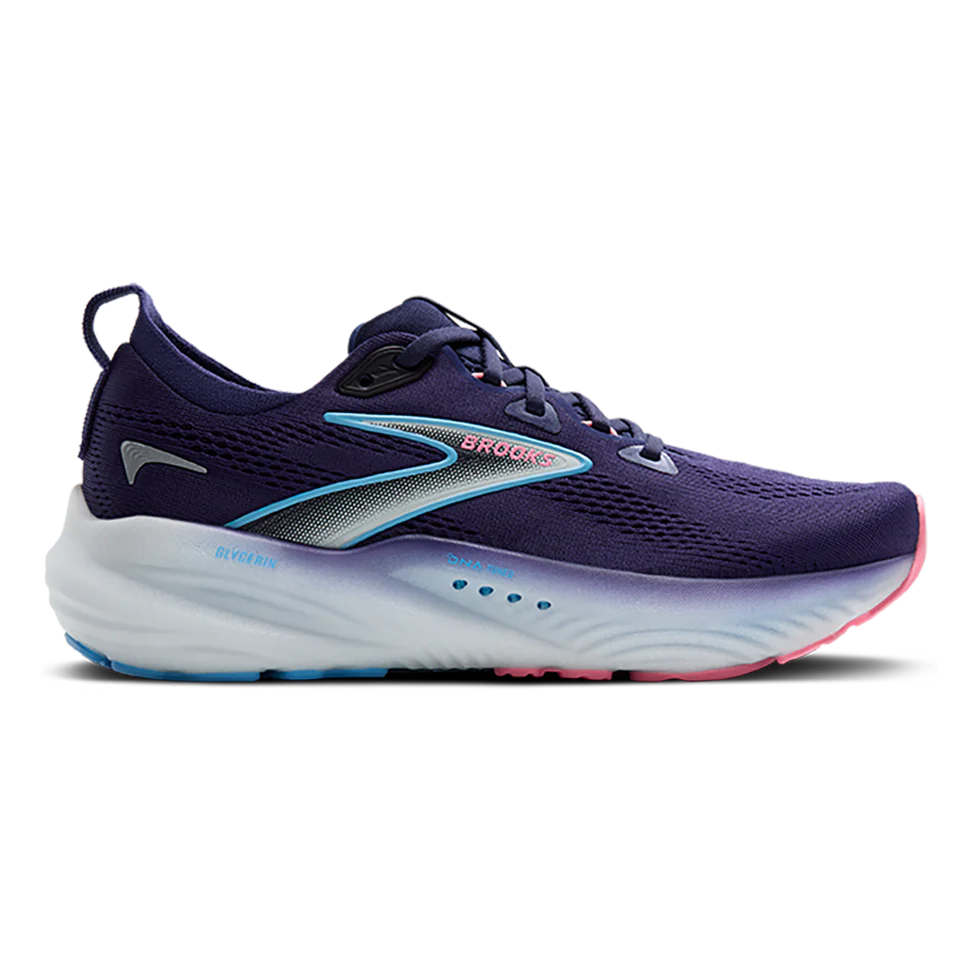 Brooks Glycerin 22 Blue Ribbon Peacoat Dianthus WIDE Women's