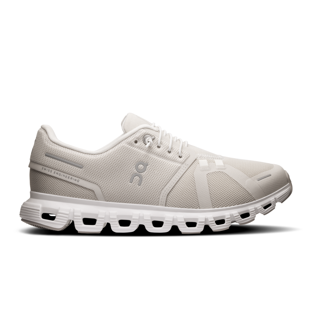 On Cloud 6 Pearl White Women's (WIDE WIDTH)