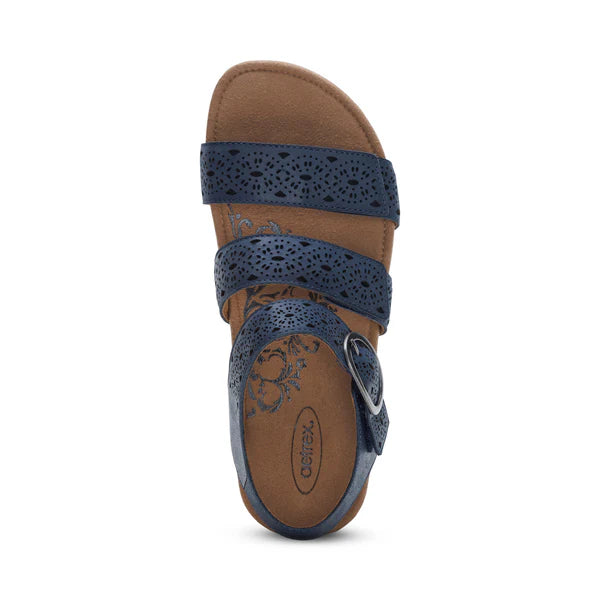 Aetrex Lilly Adjustable Quarter Strap Sandal Women's