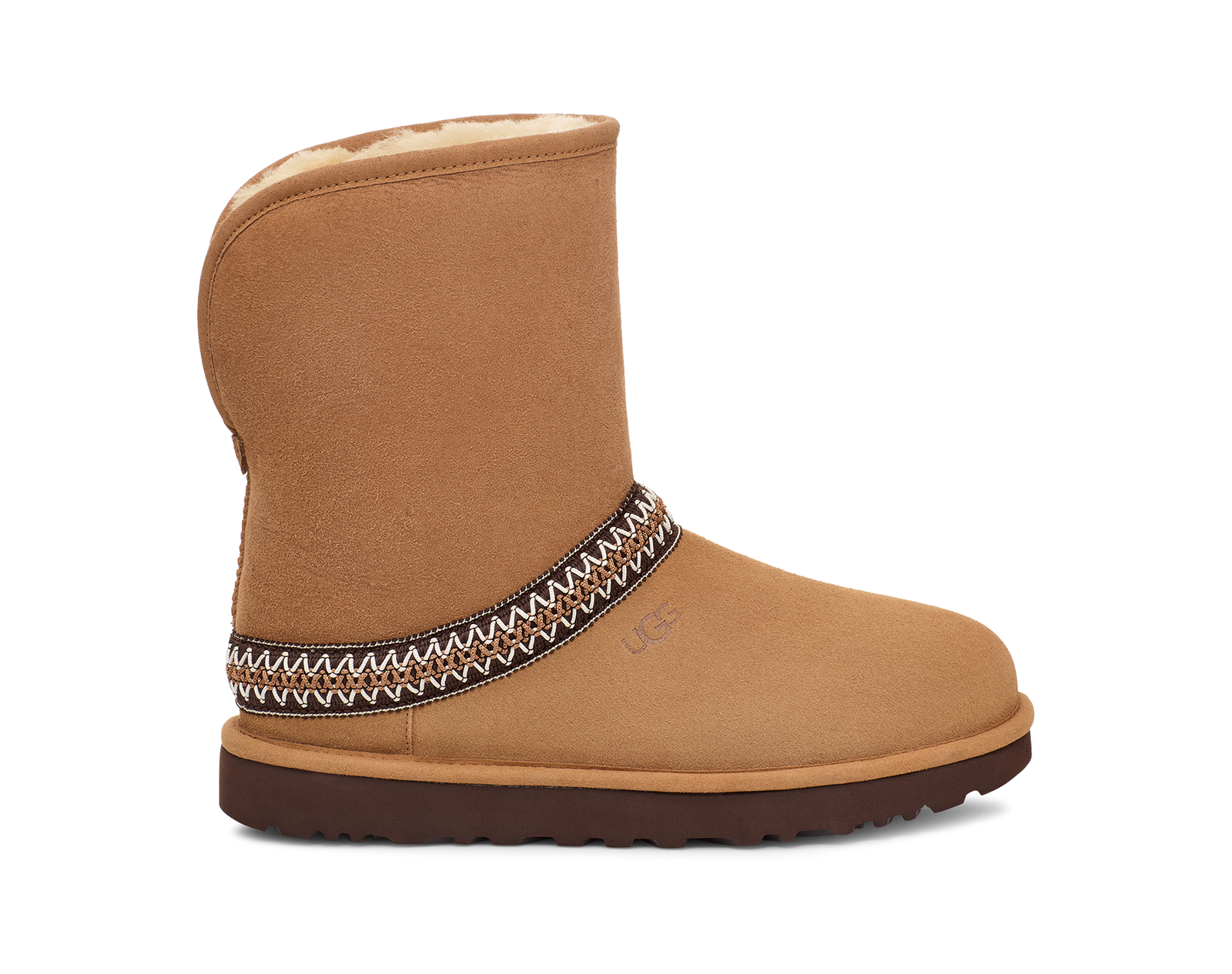 Ugg Classic Short Crescent Chestnut Women's