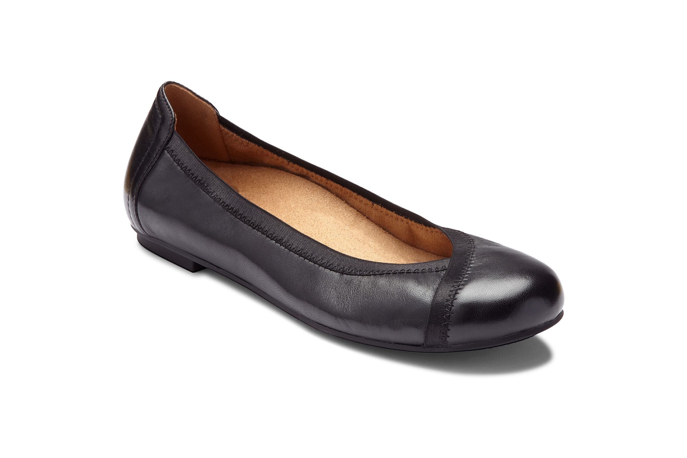 Vionic Caroll Ballet Flat Black Women's